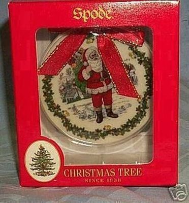 Spode Christmas Tree American Santa ornament | eBay