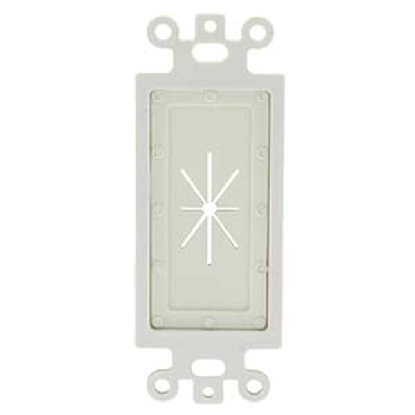 10 Pcs Decora Wall Plate Insert w/ Flexible Opening Low Voltage AV ...
