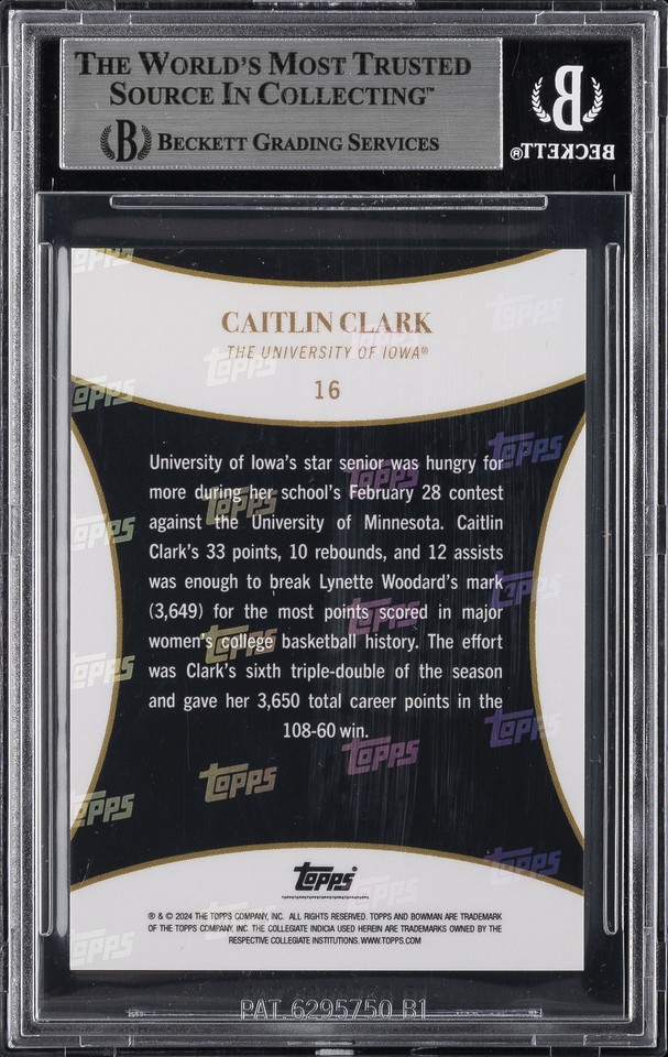 2023-24 BOWMAN UNIVERSITY NOW COLLEGE CAMPAIGN BOX SET CAITLIN CLARK ...