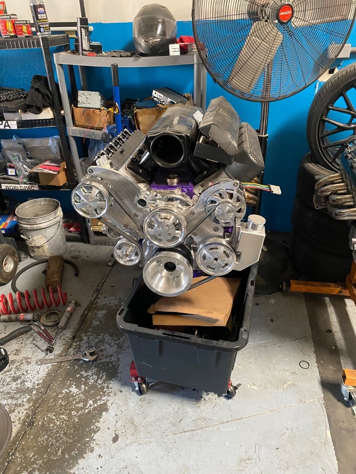 LS CHEVY LS 5.3L 500+++hp CRATE ENGINE turnkey Boost ready LSX Dart LS3 ...