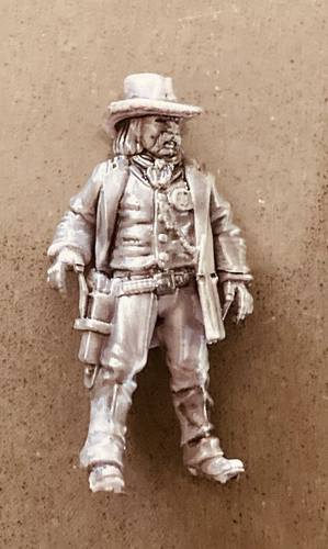 28mm Wild West Miniatures Lawmen Set of 7 Dead Man's Hand, Fistful of ...