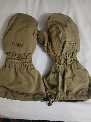 LRG Outdoor Research OR Firebrand Alti Mitts Gore-tex Mittens Leather ...