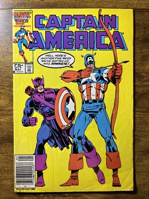 CAPTAIN AMERICA 317 HIGH GRADE 1ST TARM APP DEATH-THROWS MARVEL COMICS ...