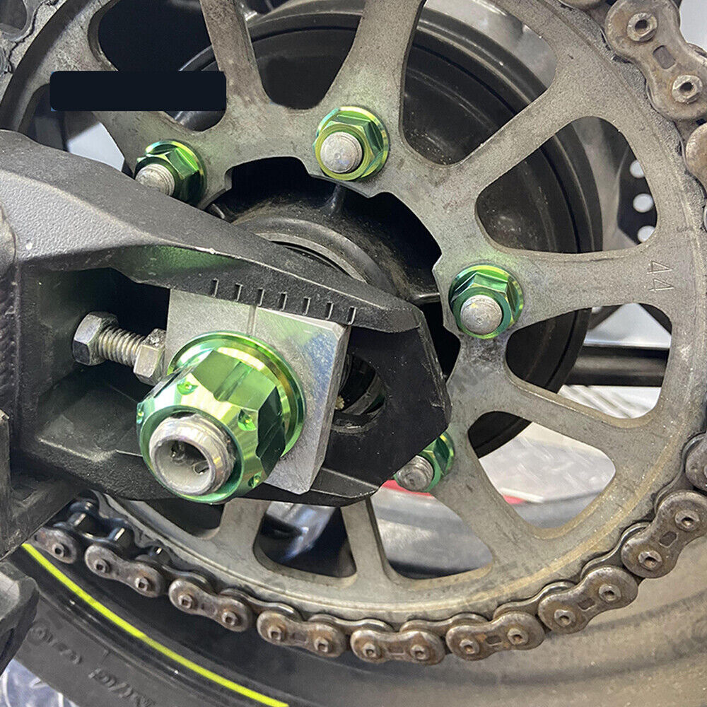 M5 M6 M8 M10 M12 Titanium Flange Shoulder Hex Nut Anodized Color DIN ...