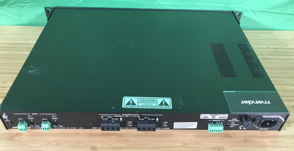 CRESTRON AMP-2210T PROFESSIONAL AUDIO AMPLIFIER. USED | eBay