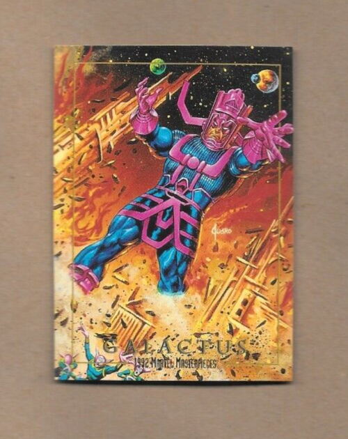 1992 Marvel Masterpieces Series 1 Galactus Card #30 Joe Jusko Art ...
