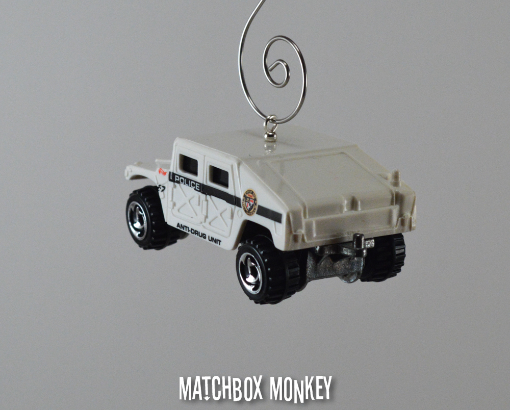 Police DEA Humvee Hummer Custom Christmas Ornament 1/64 Drug ...