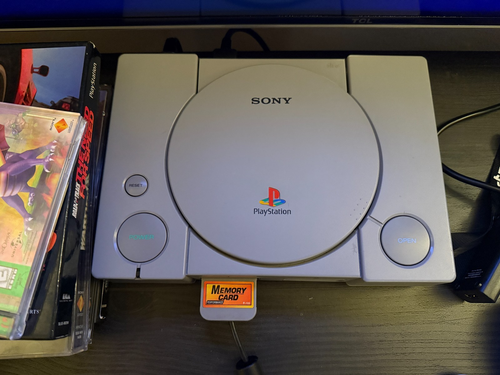 Sony PlayStation 1 PS1 Lot Console SCPH-7501, 20 Games, Pound HDMI Link ...