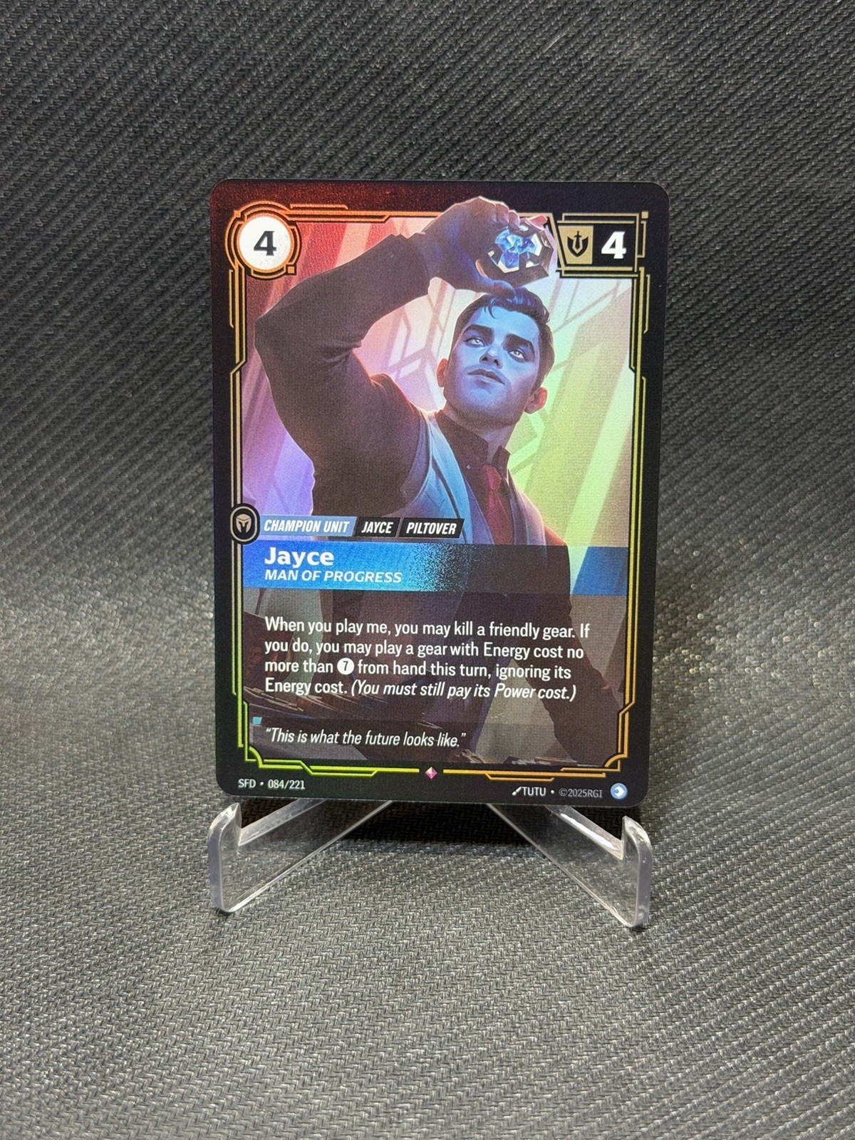 Jayce - Man of Progress 2026 Spiritforged #084/221 Foil Price Guide ...