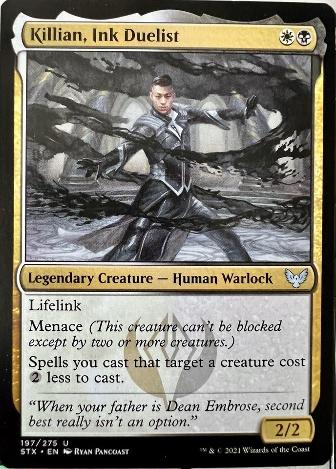 MTG Commander EDH Deck Killian, Ink Duelist Deck W/ Lessons And Dice No ...