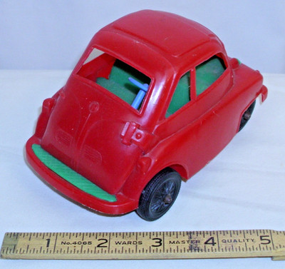 PROCESSED PLASTICS BMW ISETTA MICRO CAR 1960s IN RED & GREEN | eBay