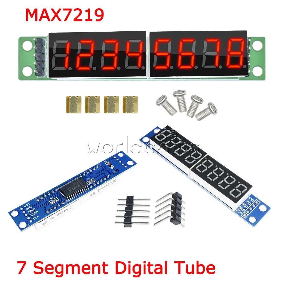 Max7219 Digit Led Display Segment Digital Tube For Arduino 48 Off