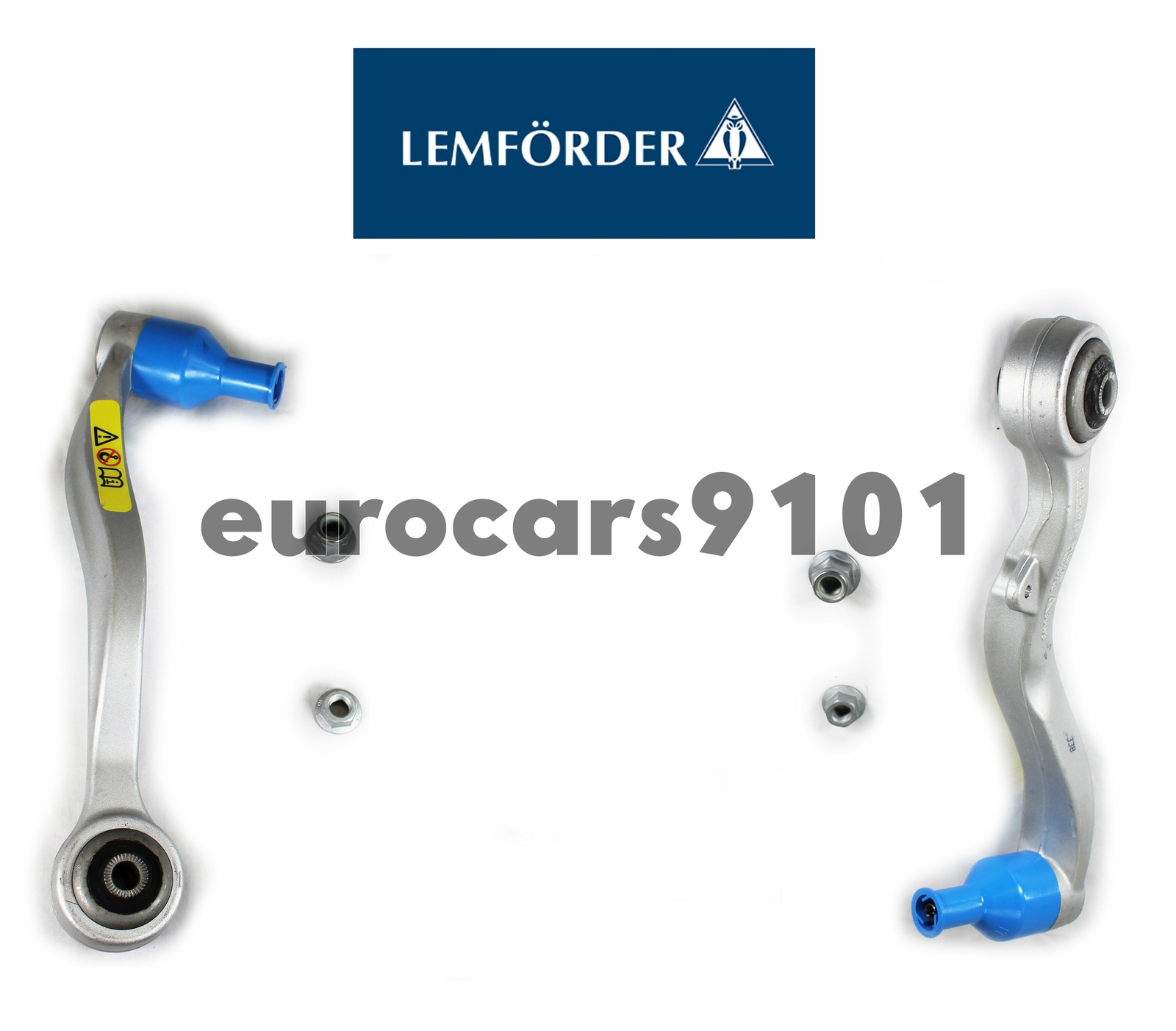 Lemforder Front Lower Rearward Left & Right Control Arms 31122347963 ...