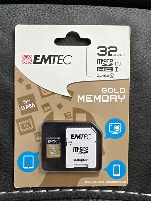 EMTEC 32 GB Class 10 Gold Memory Card For Digital Cameras Factory ...