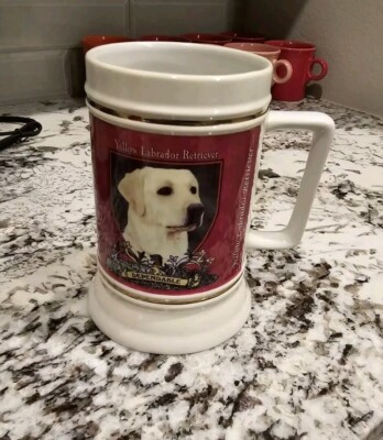 Yellow Labrador Retriever Beer Stein Mug Cup | eBay
