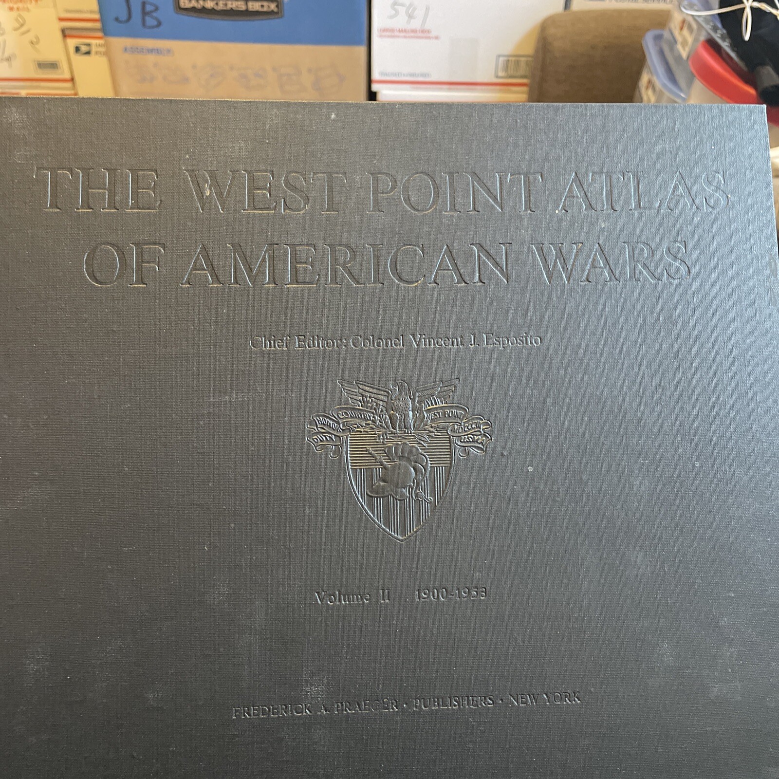 The West Point Atlas of American Wars Hardback Book Vol I & II Military ...