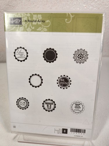 STAMPIN UP Stamp Set - A Round Array Happy Birthday Thank You Best ...