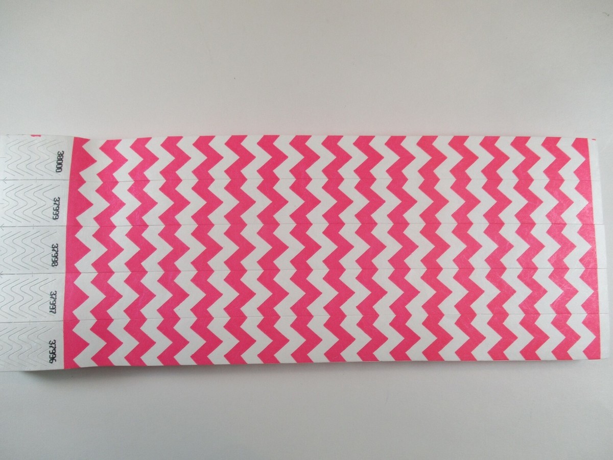 Pink Chevron Paper Border