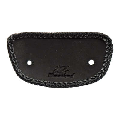 Mustang Mini Fender Bib Plain With Braided Edges Black For 00-03 FLSTS ...