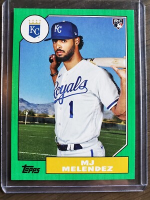 2022 Topps Archives - 1987 Topps Design Green #297 MJ Melendez /125 (RC ...