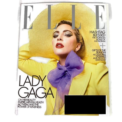 ELLE Magazine Lady Gaga December 2019 Hashtag Blessed Gifts Of The ...