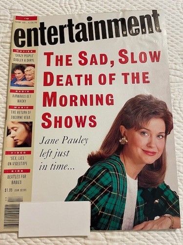 ENTERTAINMENT WEEKLY - ISSUE NO. 10 - APRIL 20, 1990 - JANE PAULEY | eBay