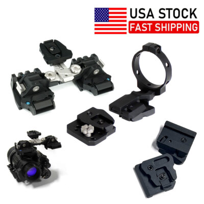 RQE KVC Universal Dual Bridge W/NVG Mount OSS OBVERSE SHOE SET K-clip ...