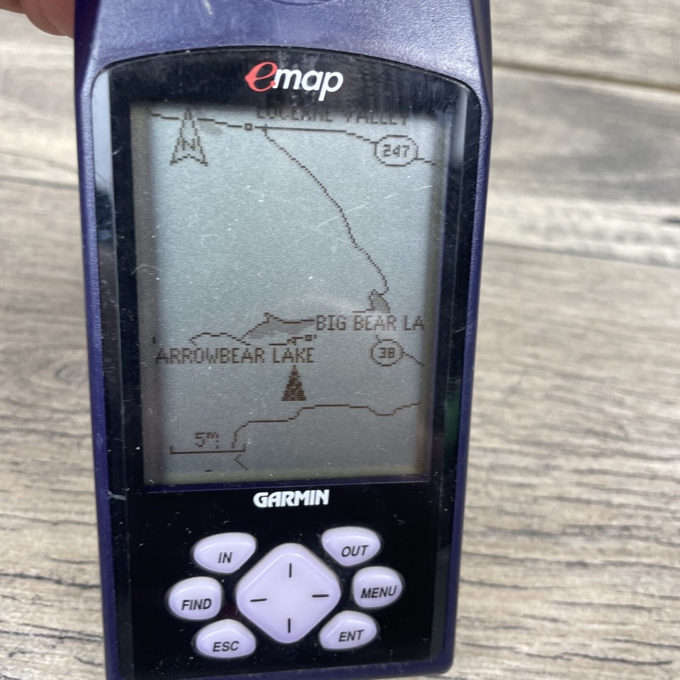 Garmin eMap AM Blue Portable Handheld 12 Parallel Channel GPS Hiking ...