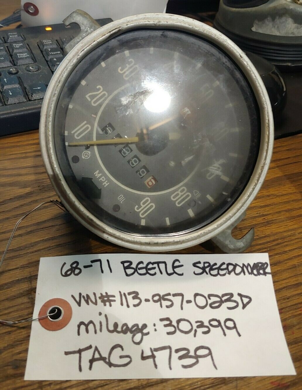 68-71 VW Beetle Speedometer vw# 113-957-023D | eBay