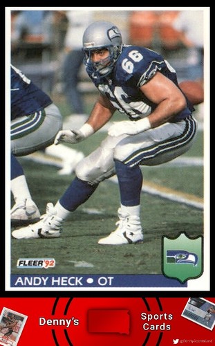 1992 Fleer #391 Andy Heck Seattle Seahawks Football Card | eBay