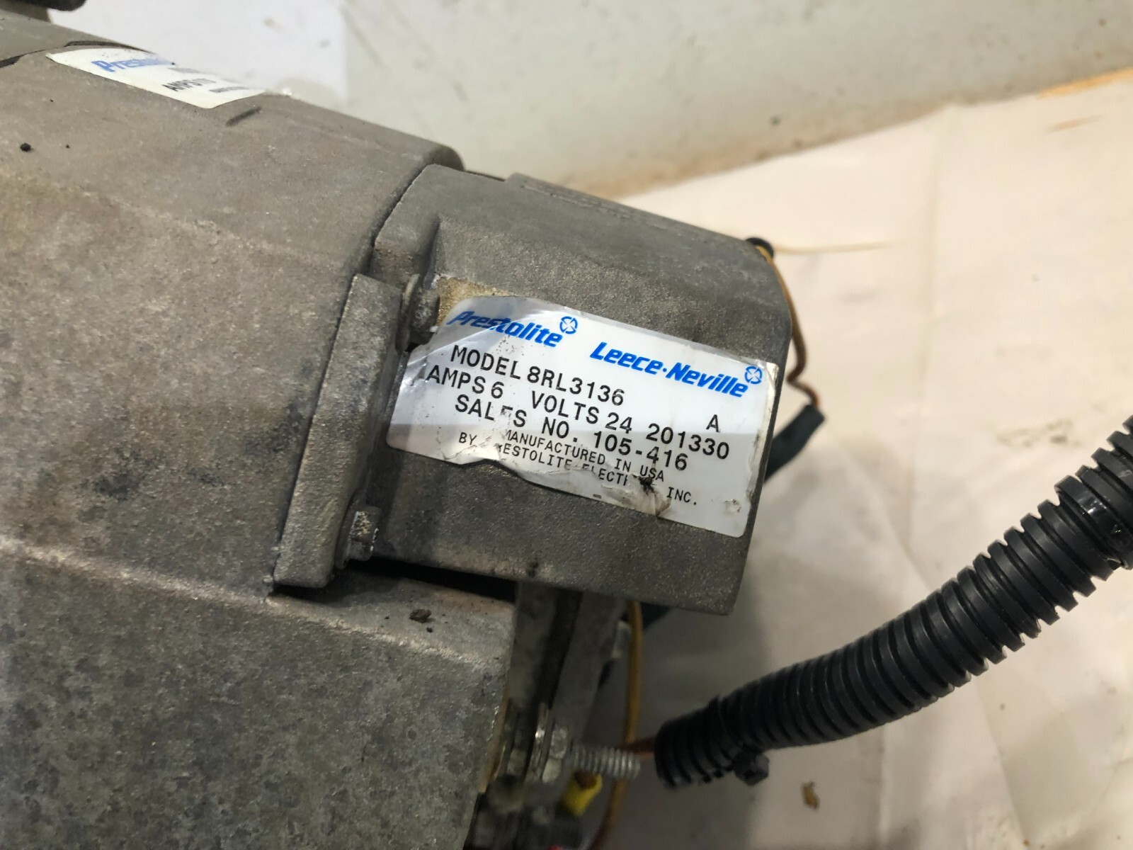 John Deere 6068 Leece Neville 175 Amp Alternator High Amp Hi Output ...