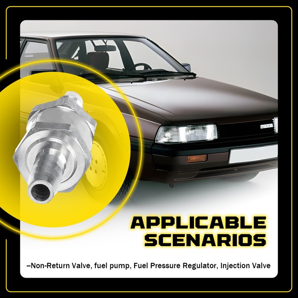 Classic Motorcycle In-Line Fuel/Oil Shut-Off Tap Hose Tails 6mm 16bar ...