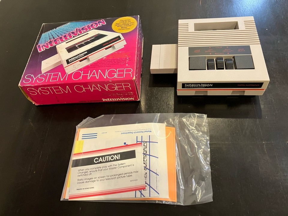 Mattel Electronics Intellivision System Changer Complete With Box ...