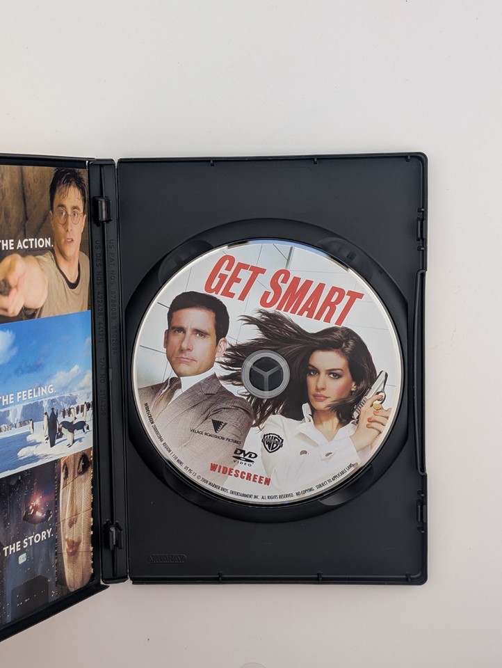 Get Smart DVD Widescreen Edition 2008 Comedy Steve Carell Anne Hathaway ...