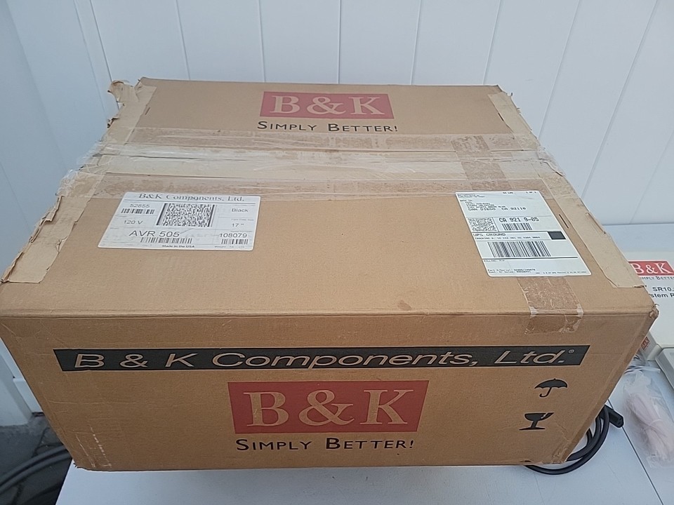 B&K Components AVR505 Audio / Video Receiver Black / With SR10.1 | eBay