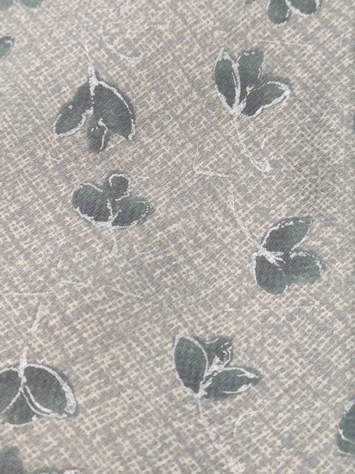 Vintage Hardy Amies 100% Silk Tie Made in England Grey Floral (Read ...