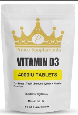 Vitamin D3 4000 IU Tablets 365 High Strength Bones Immune support | eBay UK
