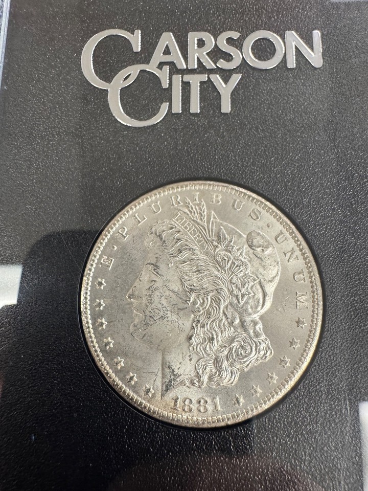 1881-CC GSA $1 Morgan Silver Dollar - Key Date Carson City GSA in Box ...