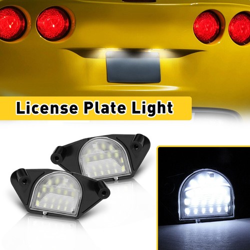 For Chevy Corvette C5 C6 C4 Impala Lumina LED Number License Plate ...