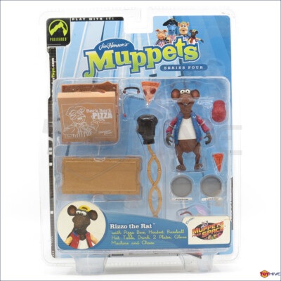 The Muppet Show Muppets Palisades Rizzo Rat blue jacket figure series 4 ...