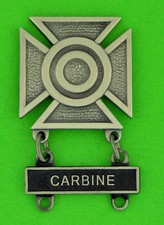 Army Sharpshooter Marksmanship Badge & M-14 Qualification Attachment ...