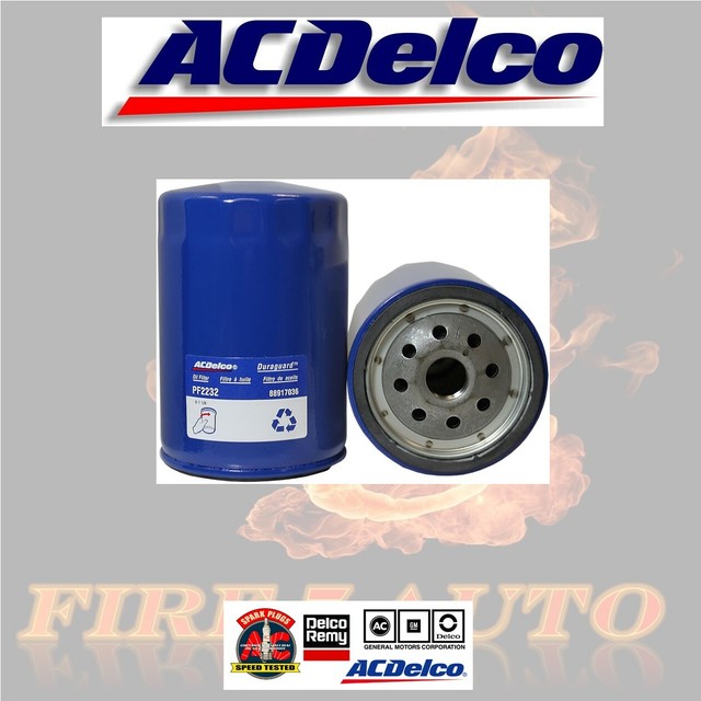 ACDelco Pf2232 OEM 6.6 6.6l Duramax Diesel Engine Oil Filter Silverado ...