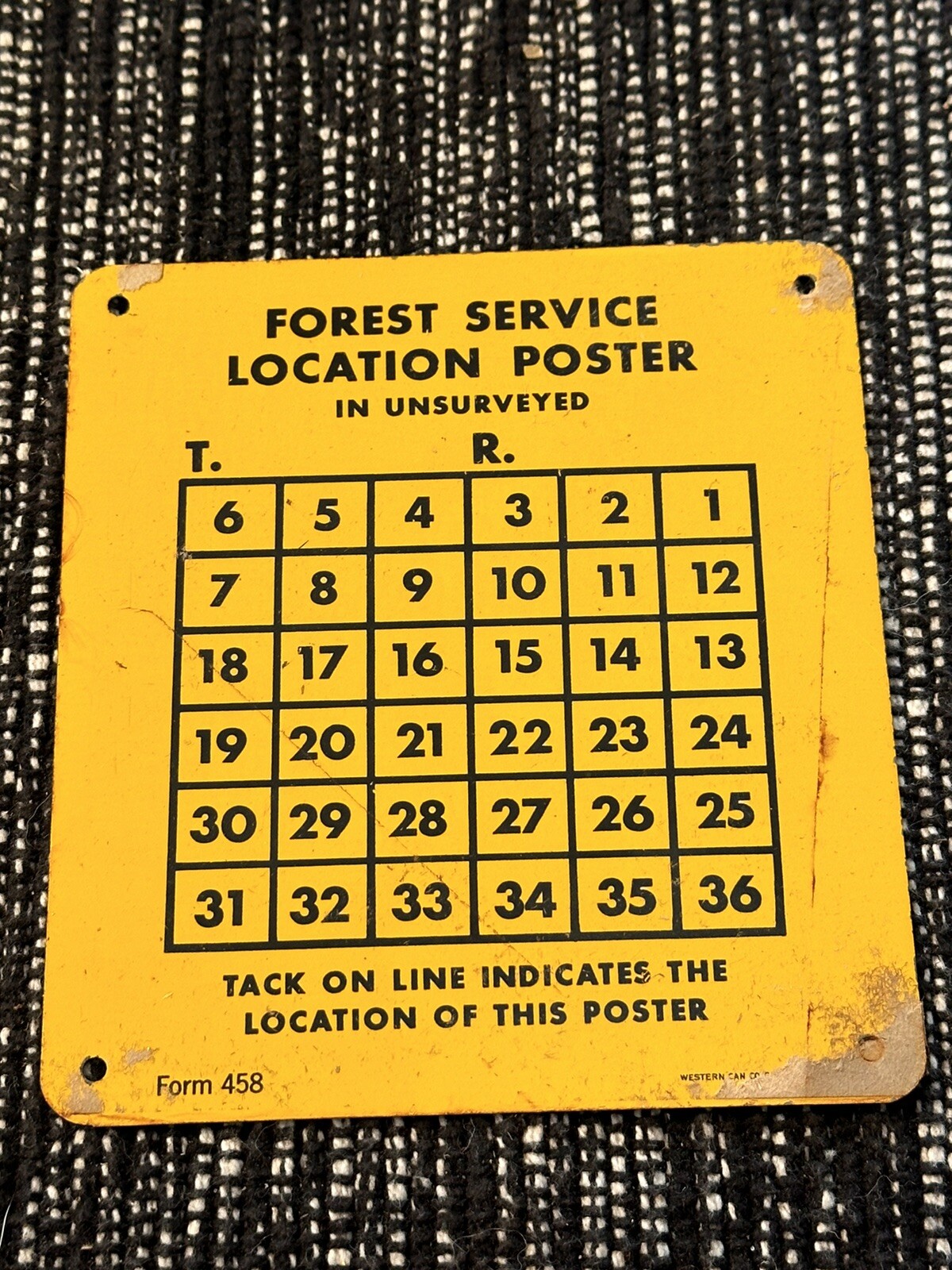 Vintage USFS US Forest Forestry Service ”LOCATION POSTER” Metal Sign | eBay