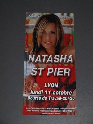 AUTHENTIQUE FLYER NATASHA ST PIER NEUF!! | eBay