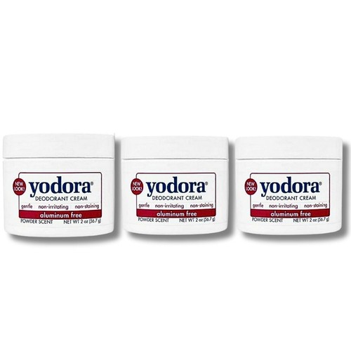 Yodora Deodorant Cream 2 oz Pack of 3 | eBay
