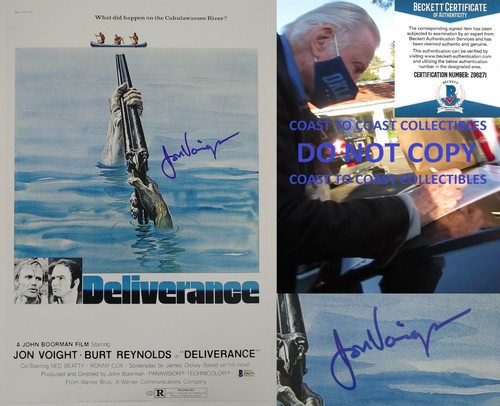 Jon Voight signed 12x18 Deliverance movie photo poster COA exact proof ...