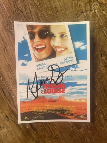 Geena Davis Hand Signed 3X5 Promo Movie Card Thelma & Louise. Autograph ...