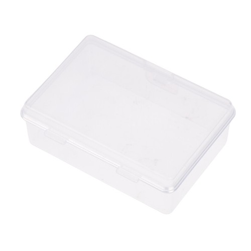 Small Semi-Transparent Plastic Cards Cases Folder Matte Flip-Top ...