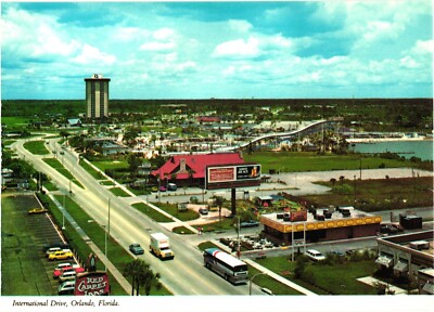 Orlando Florida International Drive Postcard 1970s Aerial Panoramic | eBay