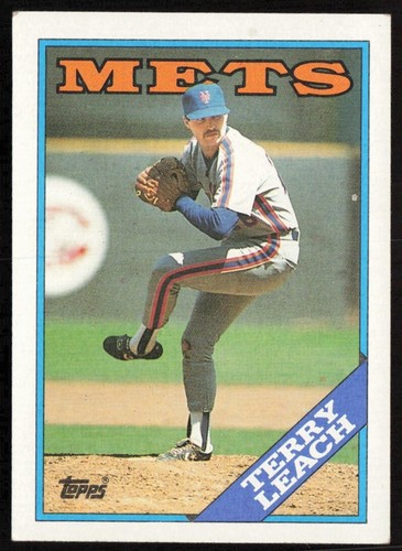 1988 Topps #457 Terry Leach New York Mets | eBay